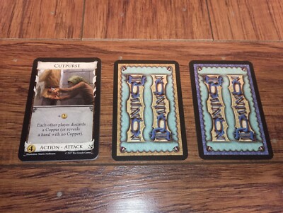 Reo Grande Games Dominion 10 Cutpurse cards + purple card Very Nice! | eBay