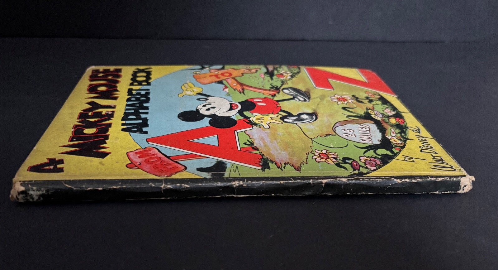 Old 1936 Walt Disney A MICKEY MOUSE ALPHABET BOOK A To Z-26 Smiles-#936 ...