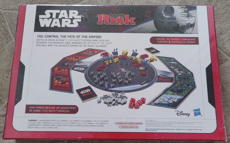 2014 Star Wars Risk Reimagined Galactic Board Game New Sealed Disney ...