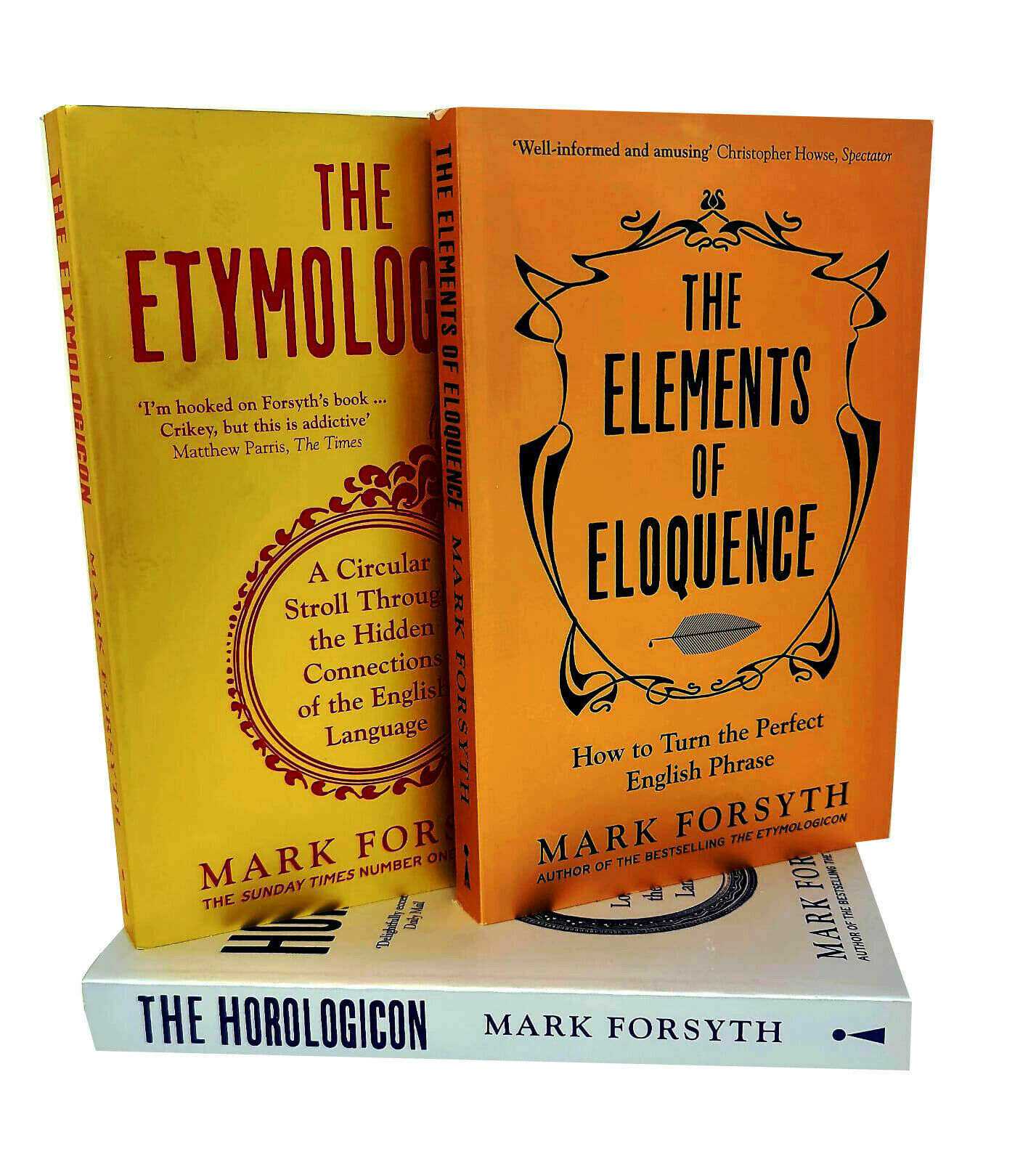 Mark Forsyth 3 Books Set The Etymologicon, Elements of Eloquence ...