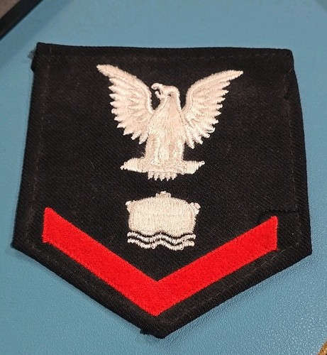 US Navy "Mineman" PO3 Rate Chevron-Stitched on Twill-SCARCE-WW-ll * | eBay