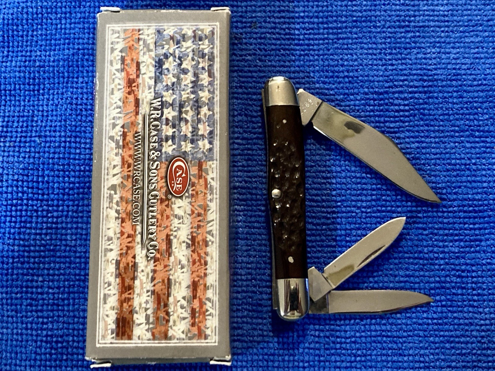 CASE XX CUTLERY CO USA 1973 RED BONE #6308 SM (3-1/4”) SPLIT-BACK ...