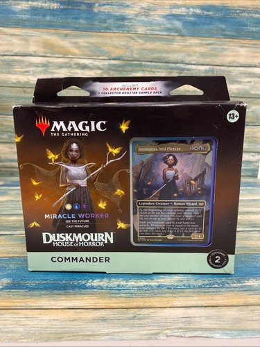 Magic The Gathering Duskmourn House Of Horror Commander Deck Miracle ...