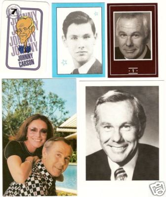 Johnny Carson Tonight Show Fab Card Collection B Carson's Cellar Radio ...