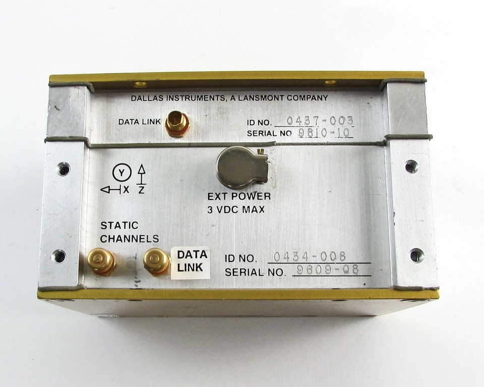 Lansmont / Dallas AC-4 SAVER External 4 Accelerometer Charge Amplifier ...