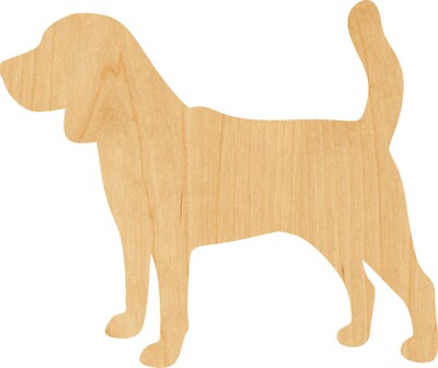 Beagle Laser Cut Out Wood Shape Craft Supply - Woodcraft Cutout | eBay