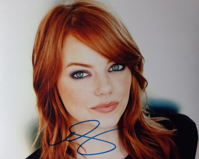 Emma Stone - Signed Autographed 8x10 Photo W/ A1COA | eBay