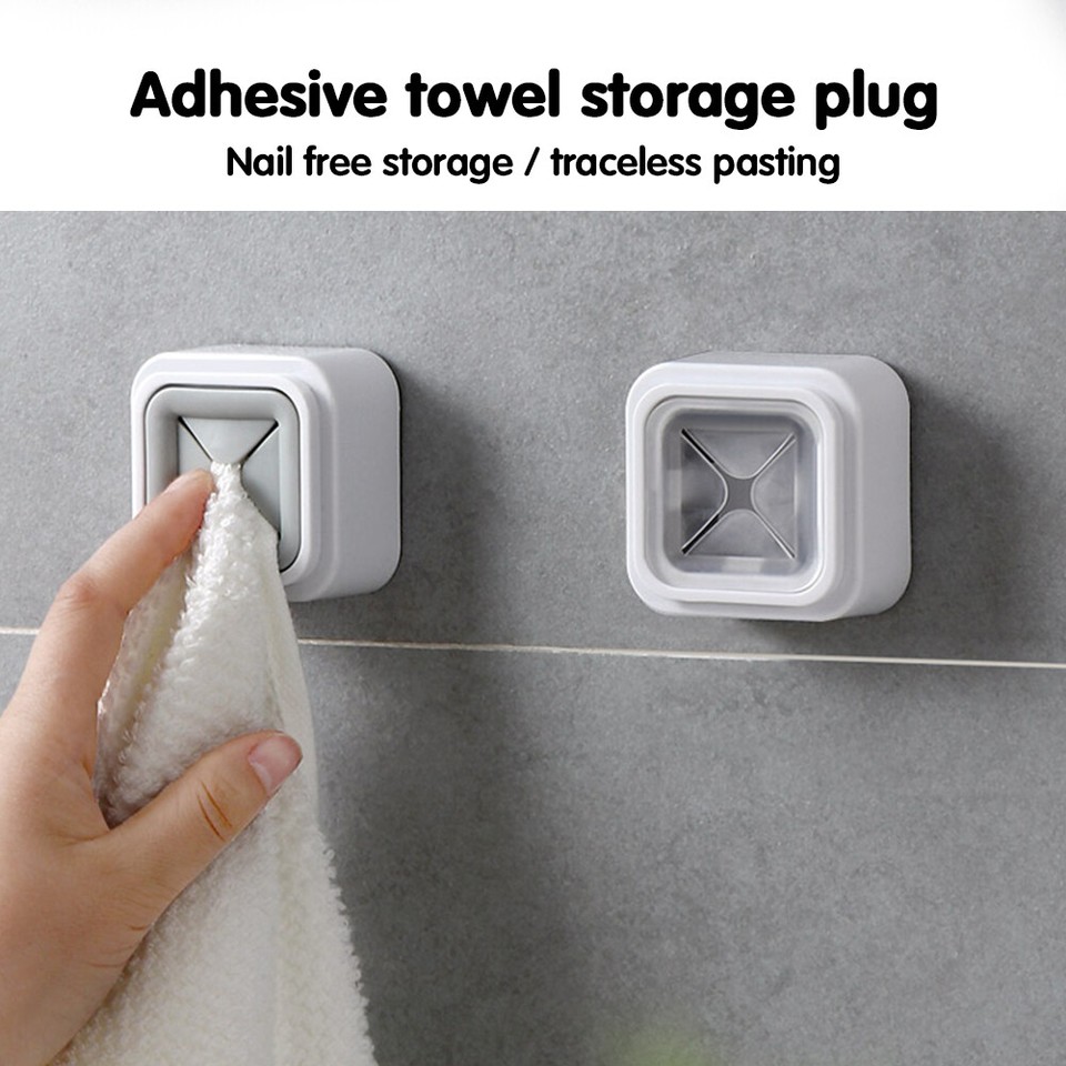 Wash Cloth Clip Dishclout Storage Hand Bathroom/Kitchen Towel Rack ...