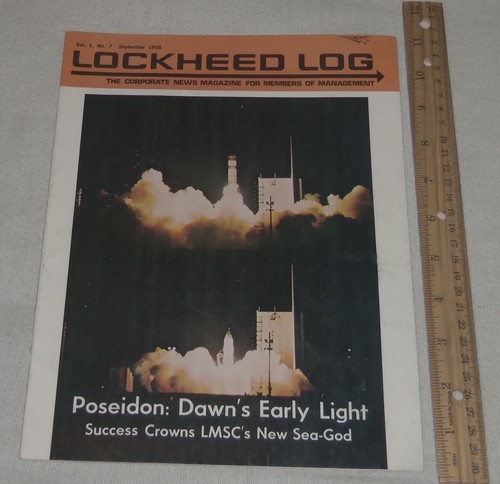 1968 LOCKHEED LOG - POSEIDON MISSLE TEST BOOKLET | eBay