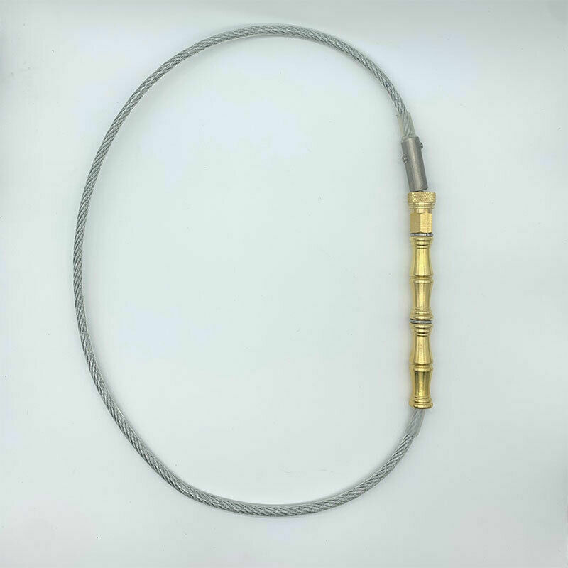 EDC Steel Wire Whip, Brass Handle, Kung Fu Whip, Outdoor Tactical Whip ...