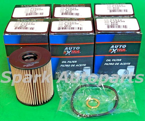 New Case of 6 Engine Oil Filter AUTO EXTRA 618-57512 For MINI Cooper ...