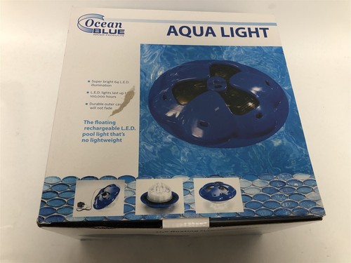 Ocean Blue Water Products 980010 Floating Rechargeable LED Pool Light ...