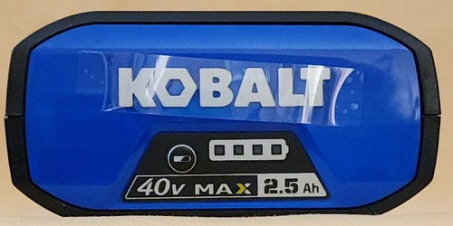 Kobalt KB 2540C-06 40V MAX Ultimate Output 2.5Ah Battery Li-Ion Genuine ...
