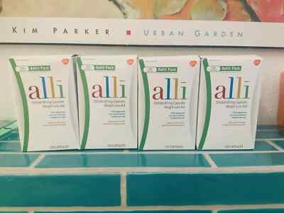 WHOLESALE ALLI Weight Loss 60 mg Capsules 120 Count (4 Boxes)= 480 ...