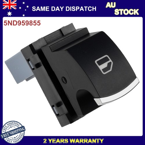 Single Power Window Lift Switch For VW Caddy Golf Passat Jetta Touareg ...