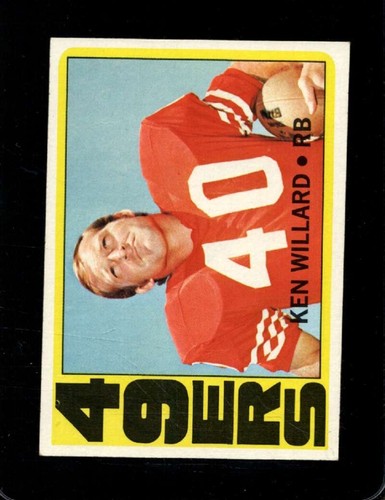 1972 TOPPS #234 KEN WILLARD EXMT 49ERS *X54848 | eBay