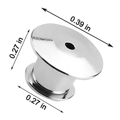 Metal Locking Pin Backs Pin Locks Keepers Clasp for Brooch Badge, 30 ...