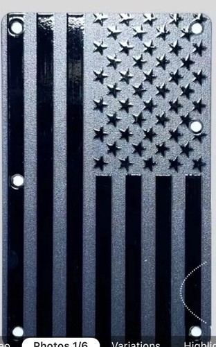 Ridge Style RFID Minimalist Wallet. Money Clip. USA Blue Flag. | eBay