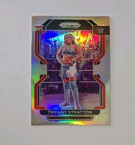 2022 Panini Prizm WWE #104 Silver Parallel Tiffany Stratton RC NXT ...