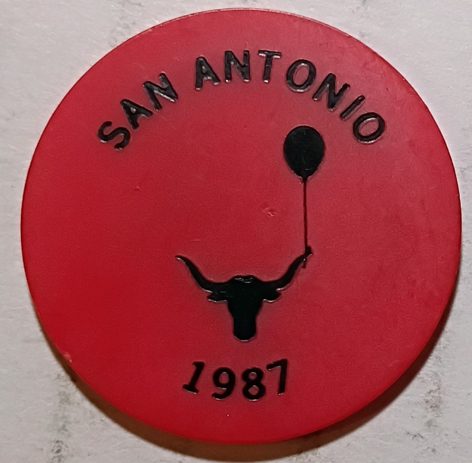 San Antonio, Texas - VIA Metropolitan Transit Shuttle Bus Token 1987 TX ...