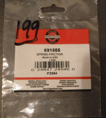 New OEM Briggs and Stratton Genuine Service Part - Friction Spring ...