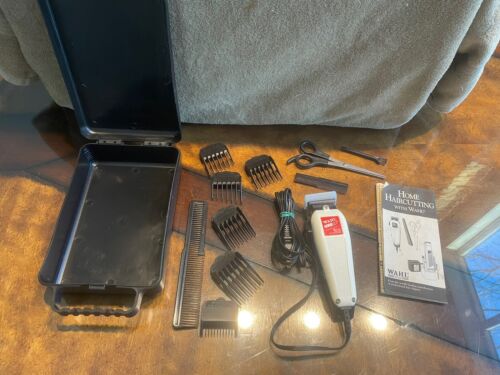WAHL HOME CUT ADJUSTABLE PRECISION HAIR CLIPPER SET MODEL MC 305G HAIR ...