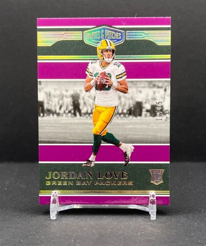 2020 Plates & Patches Jordan Love Purple Rookie Card 10/35 SSP JERSEY ...