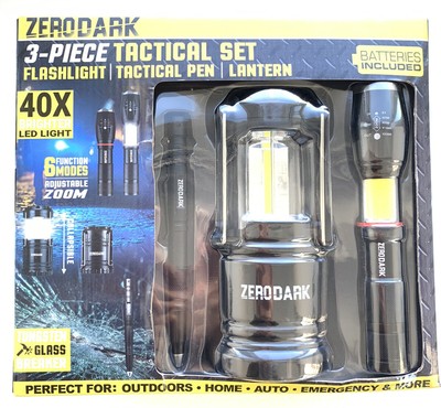 ZeroDark Emergency LED Lights Tactical Set Flashlight Tactical Pen ...