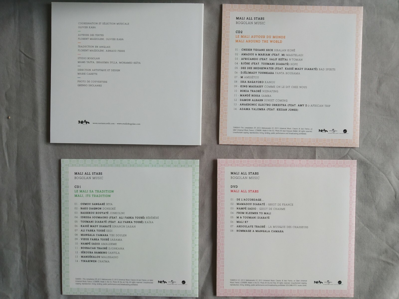 Mali All Stars, Bogolan Music, Coffret 2 CD + DVD, MUSIQUE AFRIQUE | eBay