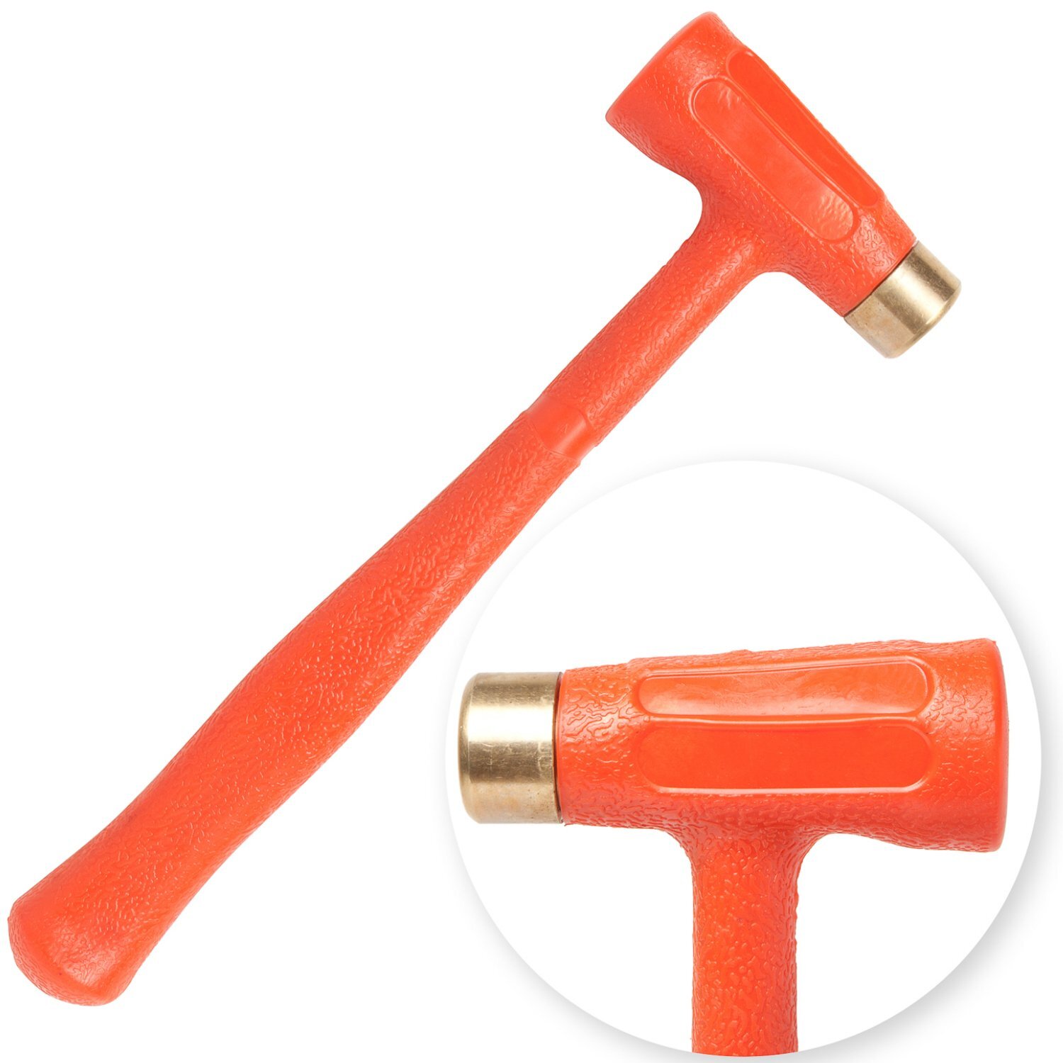 Dead Blow Hammer - 1.5lb Dual Head Brass Tip | eBay