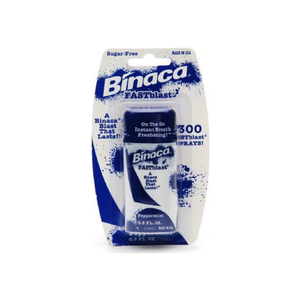 Binaca Fast Blast Breath Freshener Spray - 0.50 fl oz for sale online ...