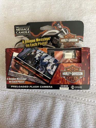 Harley Davidson 35mm Flash One Time Camera 24 Exp Expire06 “The Message ...