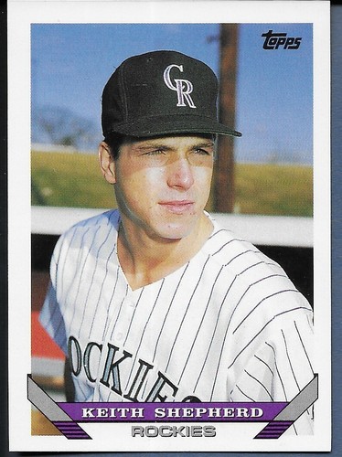 1993 Topps Baseball #447 Keith Shepherd RC ROCKIES NM | eBay