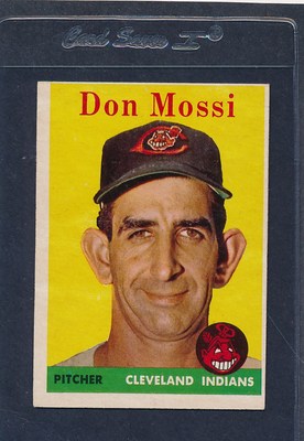 1958 Topps #035 Don Mossi Indians EX 58T35-82715-3 | eBay