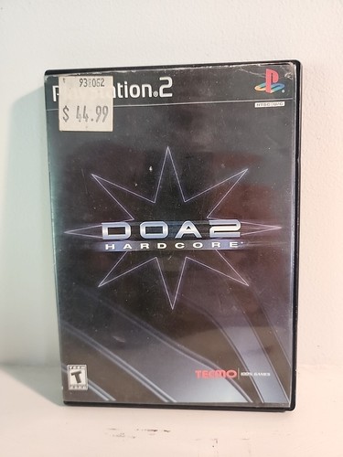 Dead or Alive 2 DOA2: Hardcore (PS2, 2000) Complete with manual Black ...