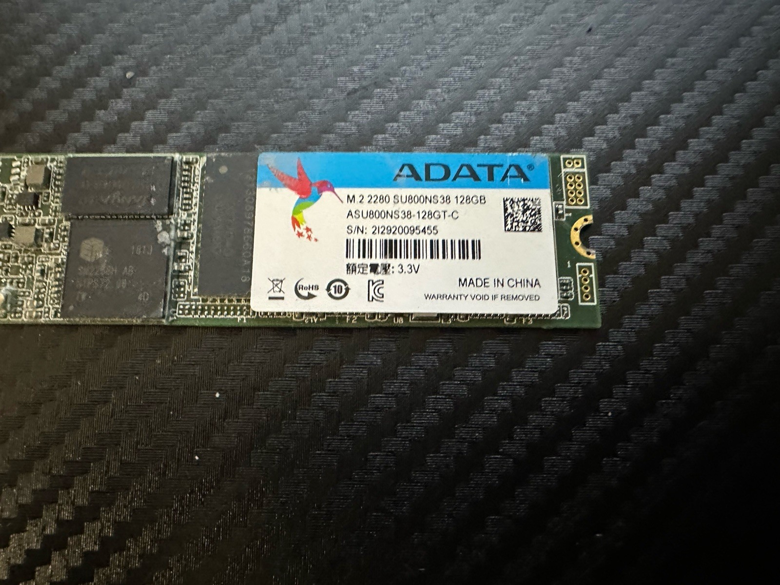 ADATA 128gb M.2 2280 SU800NS38 SSD - Tested Working | eBay