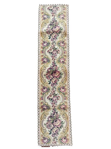 Vintage 90s Floral Tapestry Table Runner Border 9" x 40" | eBay