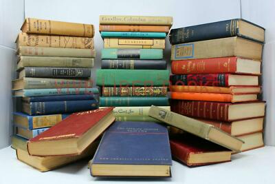 Lot of 5 Vintage Old Rare Antique Hardcover Books - Mixed Color ...
