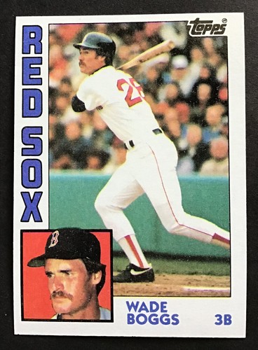 1984 Topps baseball card Wade Boggs #30 3B Boston Red Sox Ex HOF- Free ...