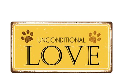 2669HS Unconditional Love 5"x10" Novelty Sign | eBay