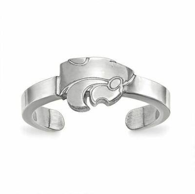 Sterling Silver Kansas State Wildcat Toe Ring | eBay