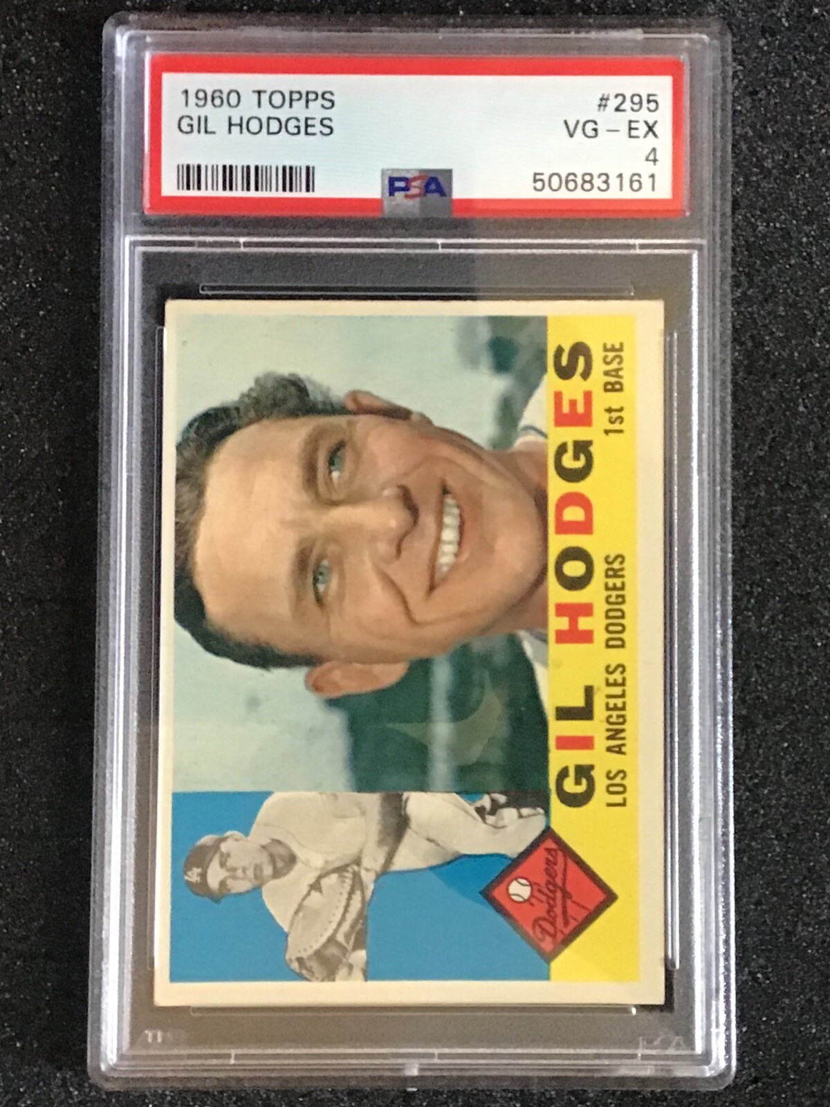 1960 Topps Baseball #295 GIL HODGES HOFer PSA VG-EX 4 | eBay