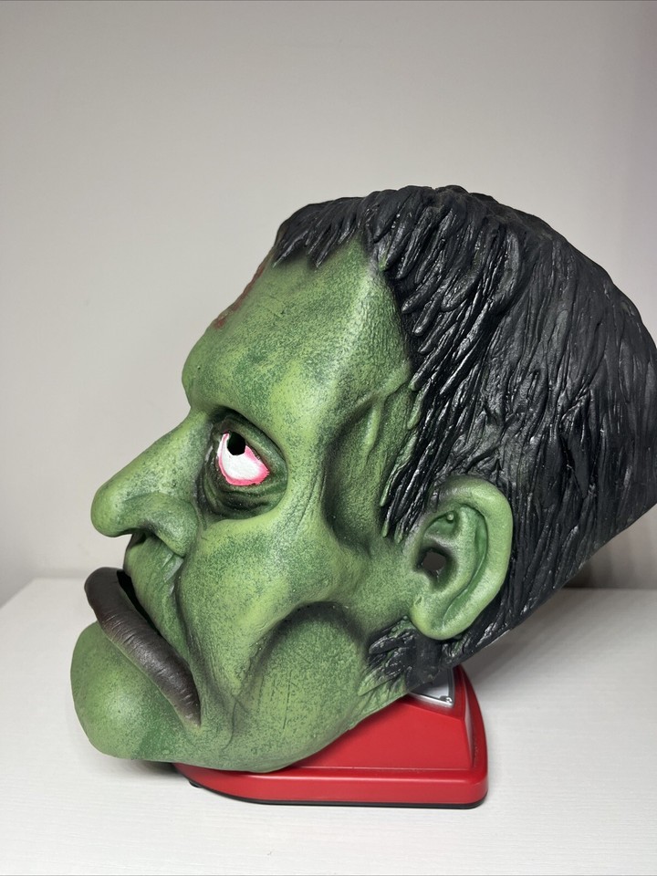 Frankenstein Monster Halloween Mask Paper Magic Group PMG Green Latex ...
