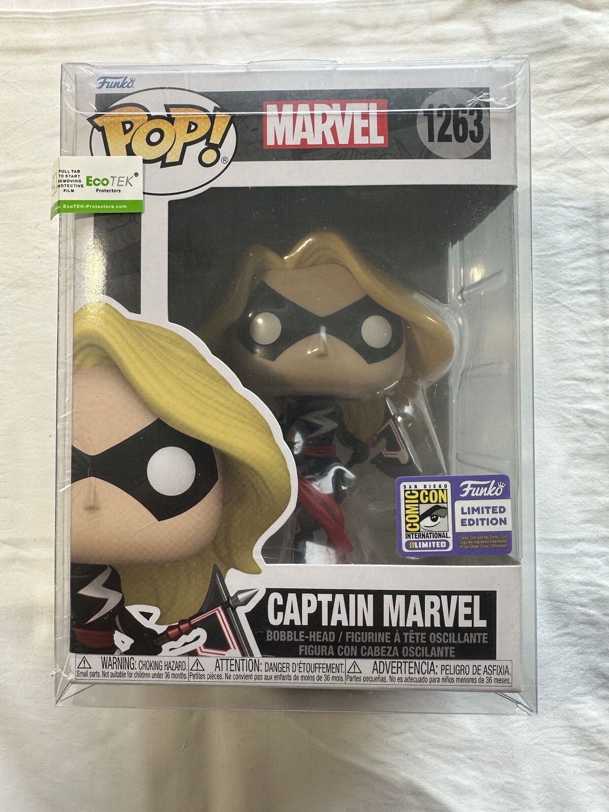 SDCC 2023 #1263 Marvel Captain Marvel Funko COMIC CON STICKER W ...