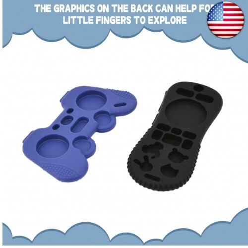 MOLkoi 2 Pack Remote&Game Controller with Box, Silicone Teether Toys ...