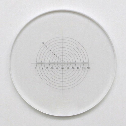 DIV 0.1mm Dia 20.4mm Scale Reticle Concentric Circle Micrometer ...
