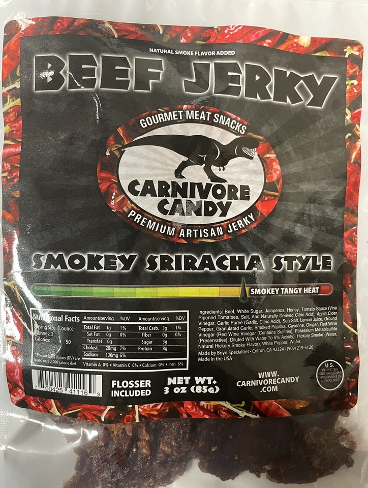 Beef Jerky Brisket 3oz. Carnivore Candy, Choose your FLAVOR | eBay