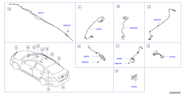 Genuine Nissan Bracket Electric Unit 284524RK1A / 28452-4RK1A OEM for ...