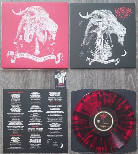 Archgoat – All Christianity Ends 12" EP (DMP Ed. Red w/ Black Splatters ...