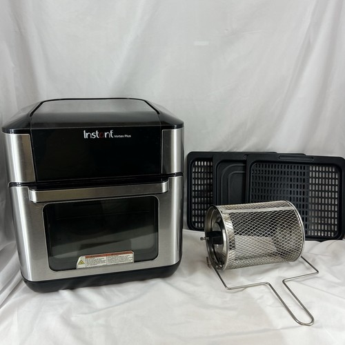 Instant Pot Vortex Plus 10 Quart Black Air Fryer Oven Attachments ...